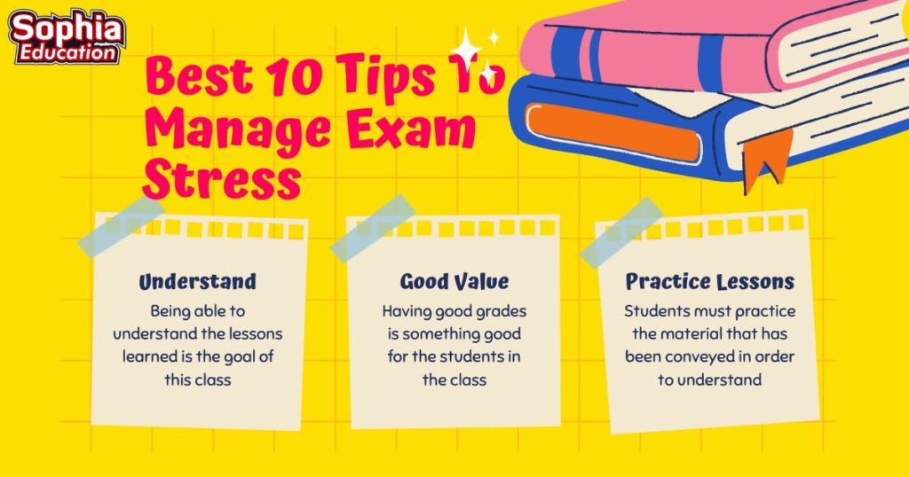 Best 10 Tips To Manage Exam Stress | Sophia Education