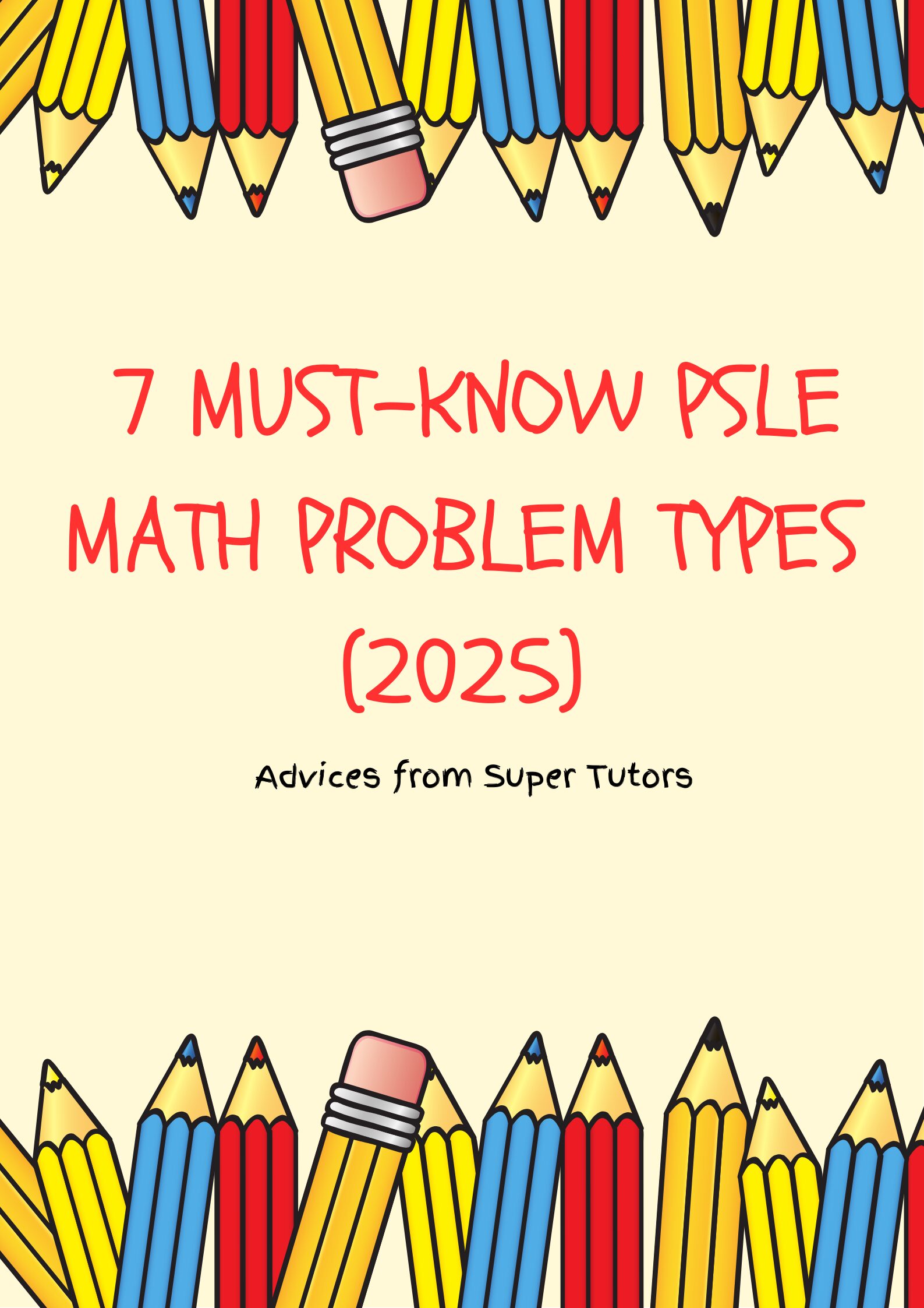 📊 7 Must-Know PSLE Math Problem Types (2025): Advices From Super Tutors ...